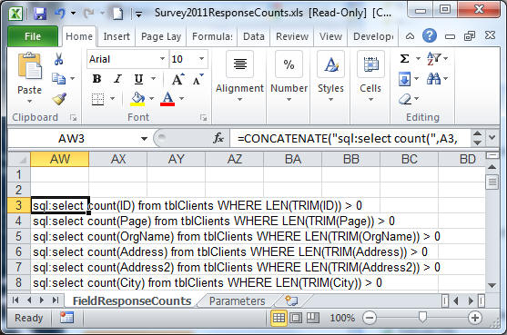 How To Embed Database SQL Queries In Excel